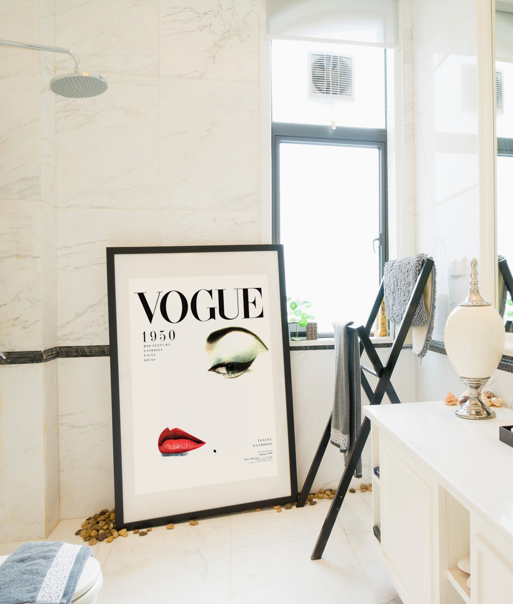 1950's Vogue Cover Wall Art Poster | 41 Orchard 1950's Vogue Cover Wall Art Poster | 41 Orchard