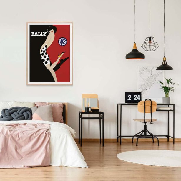 Bally Polka Dot Vintage Poster | Wall Art or Framed Print | 41 Orchard