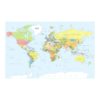 World Map No. 16 Wall Mural Print | 41 Orchard