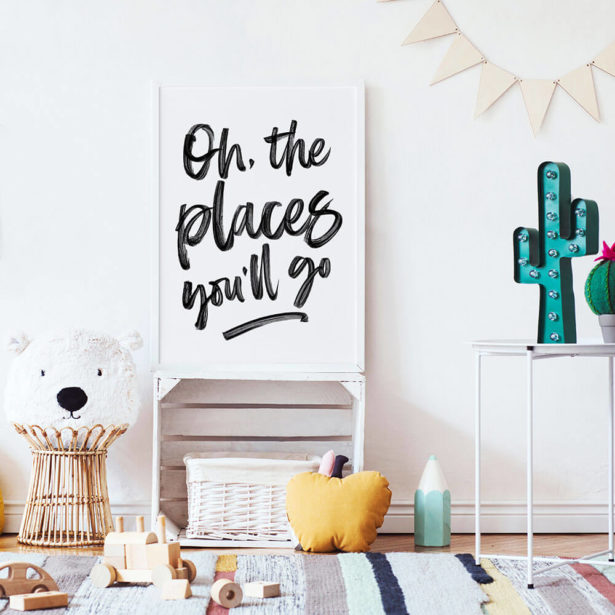 Oh The Places You'll Go Print | Art Poster or Framed Print | 41 Orchard