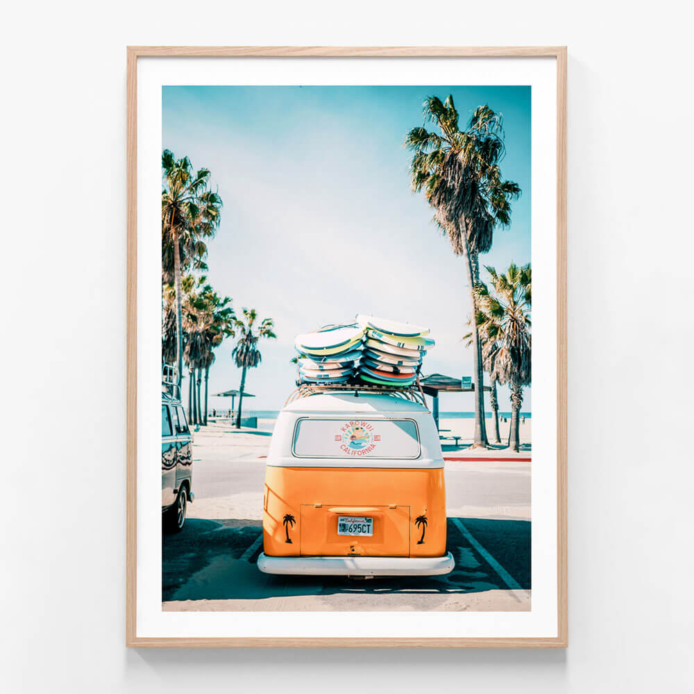 Surf Van | Poster, Framed Print or Canvas Wall Art | 41 Orchard